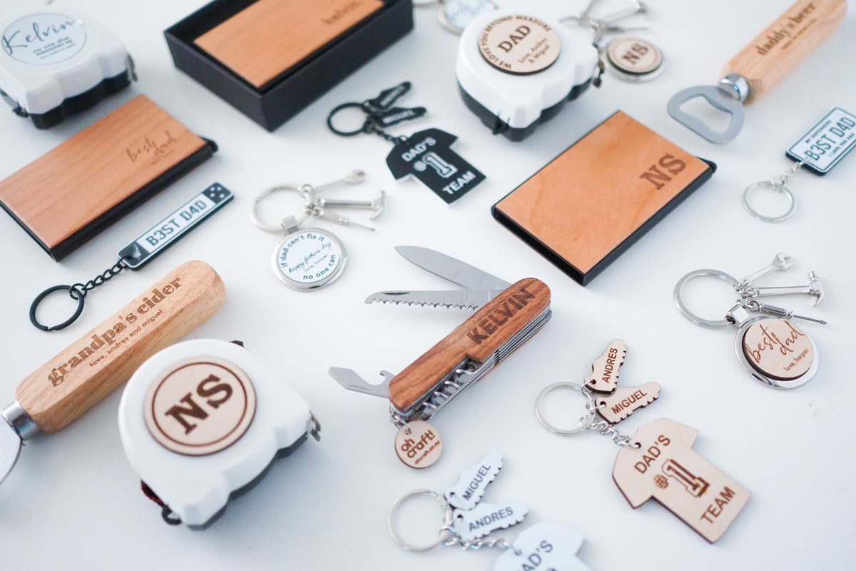 Unforgettable Father's Day: 5 Personalised Gift Ideas for Dads — Oh Craft