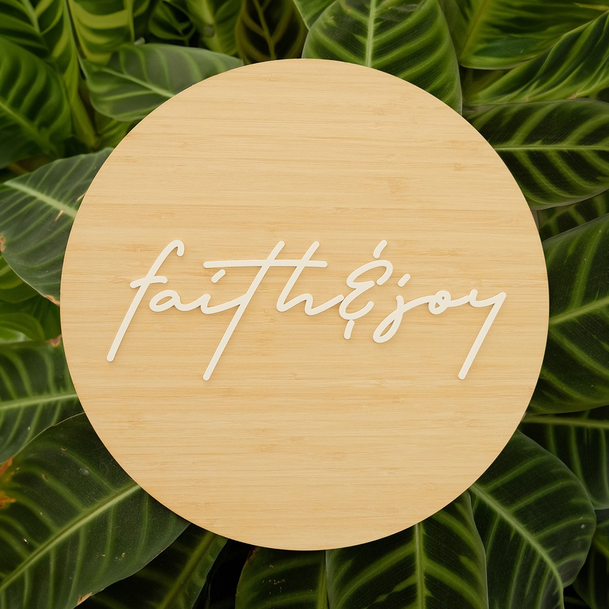 Custom Business Logo Wooden Signage - Round | Oh Craft NZ