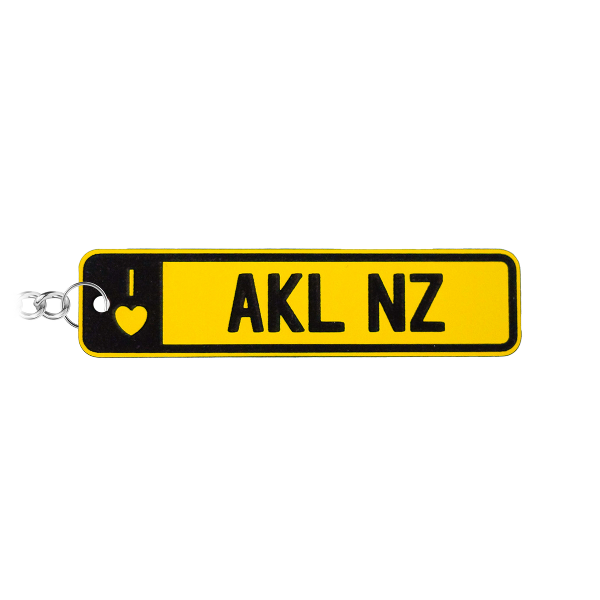 I Love NZ Number Plate Keychain | Personalised Gifts NZ — Oh Craft