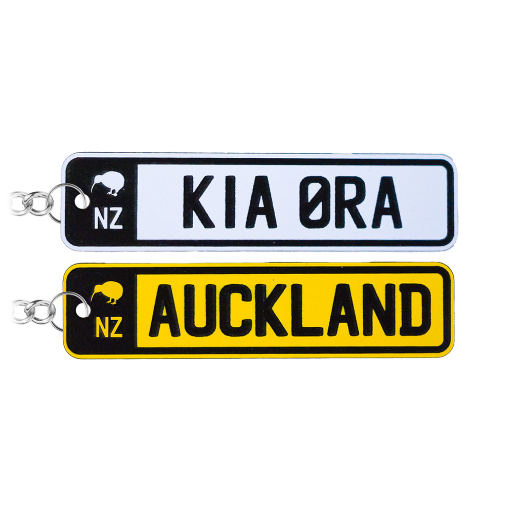 Personalised Plates NZ - Mini Number Plate Keychains — Oh Craft