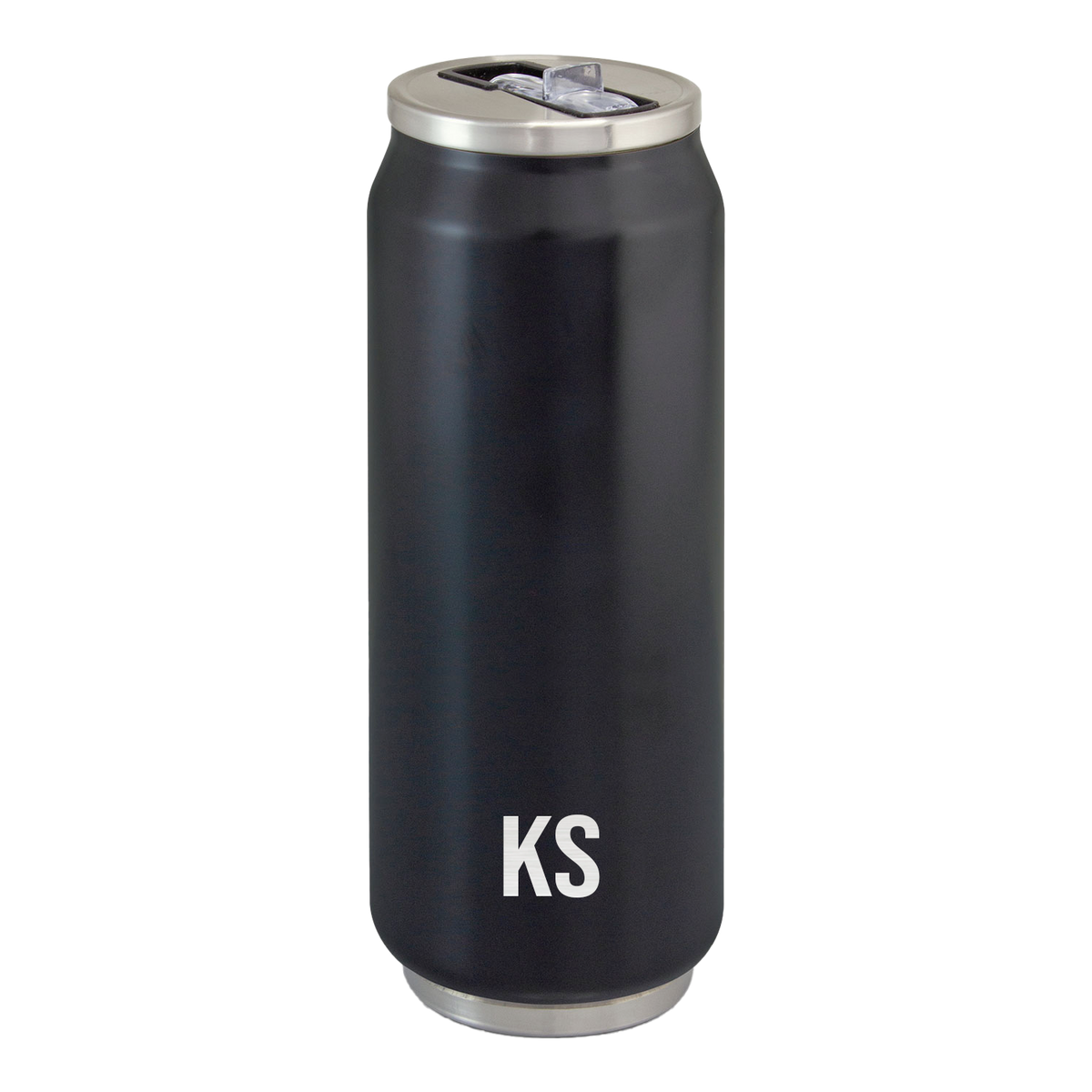 Minimalist Monogram Canister Insulated Drink Bottle Personalised Gifts ...