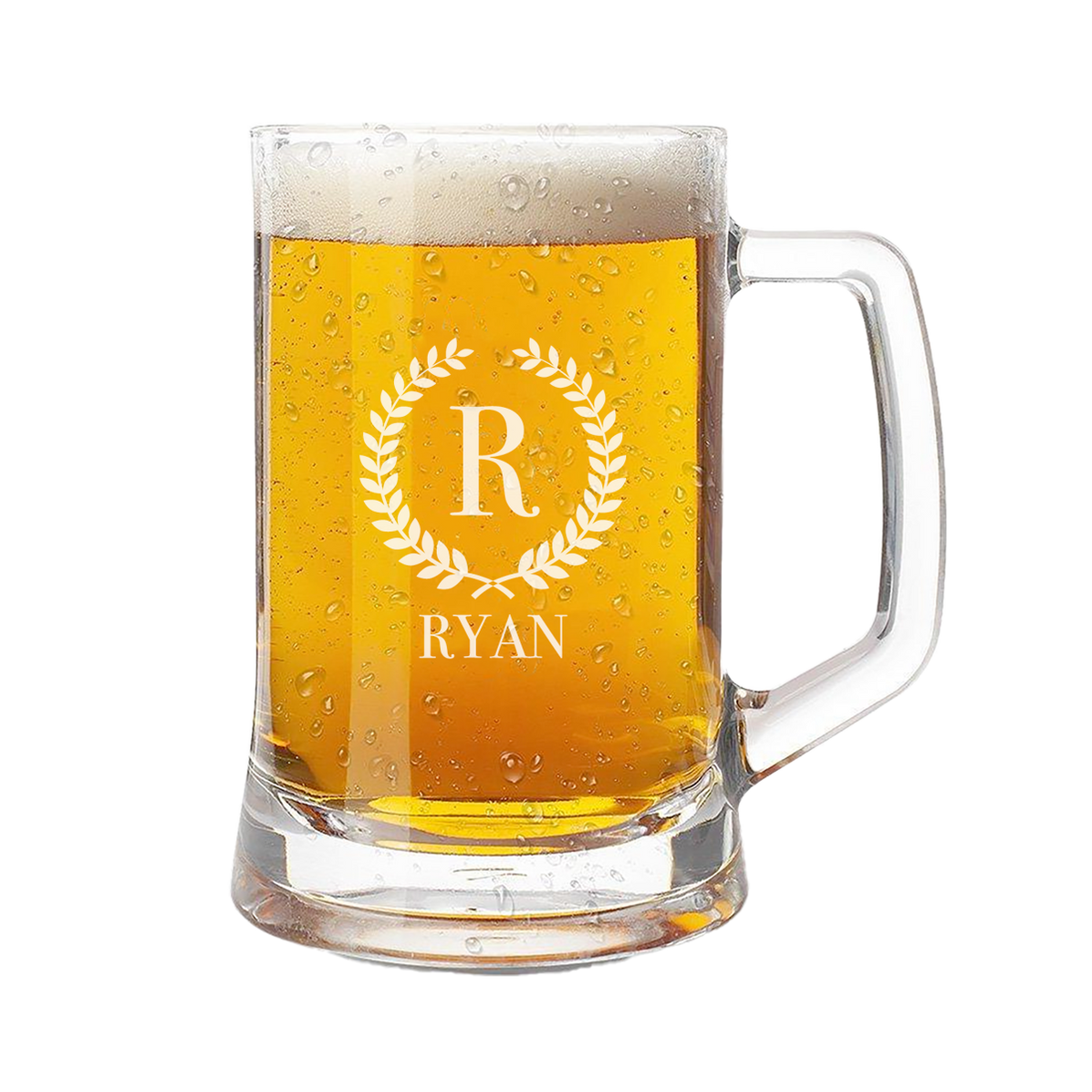 Monogram Engraved Beer Mug | Personalised Gifts & Drinkware NZ — Oh Craft