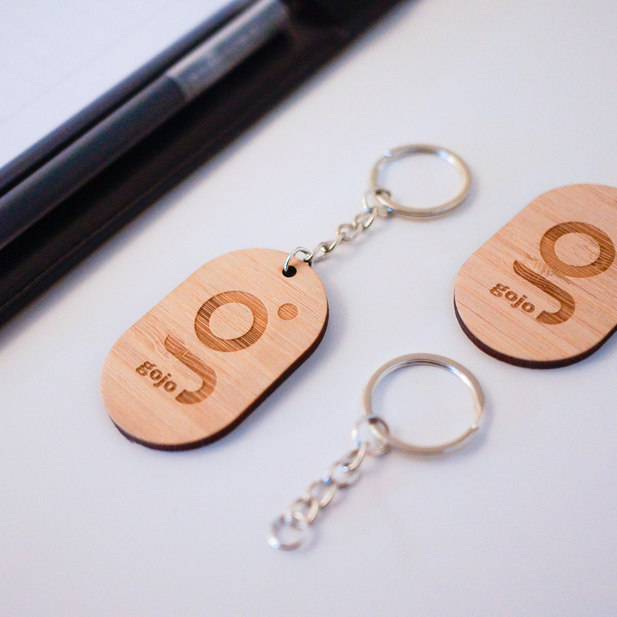 Custom Shape Logo Keychain | Handmade Promotional Product NZ — Oh Craft