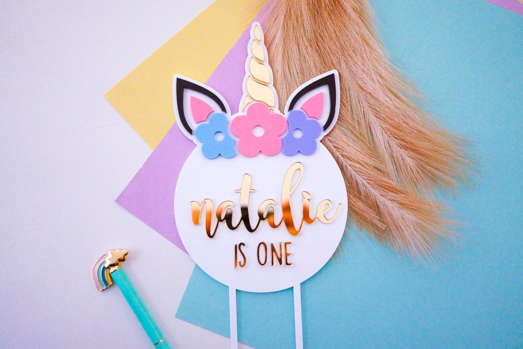 Personalised Cake Toppers | Weddings, Birthdays - Oh Craft NZ