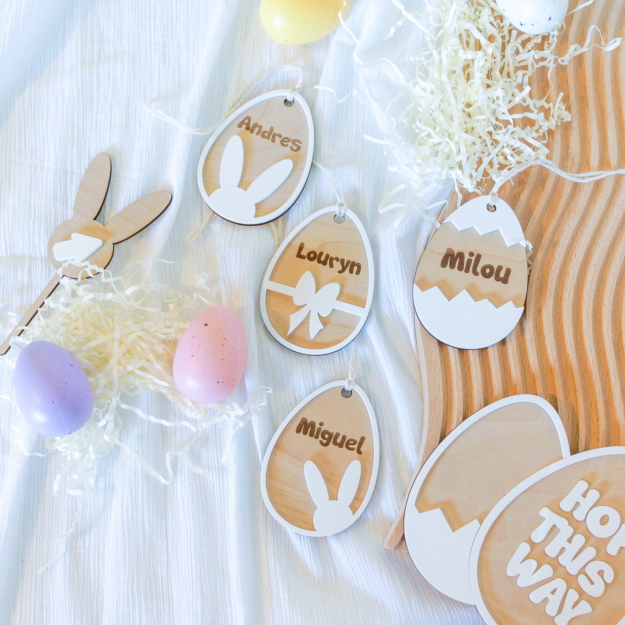 Li’l Bunny Easter Basket Tag | Easter Gifts & Decorations NZ — Oh Craft