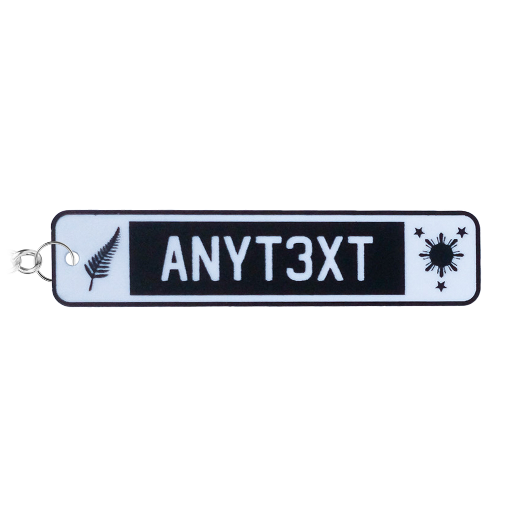 Personalised Plates NZ - Mini Number Plate Keychains — Oh Craft